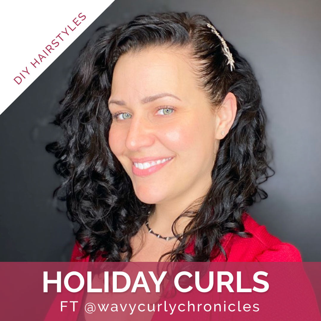 3 Easy & Quick Holiday Hair Styles For Curls! – Curl Keeper